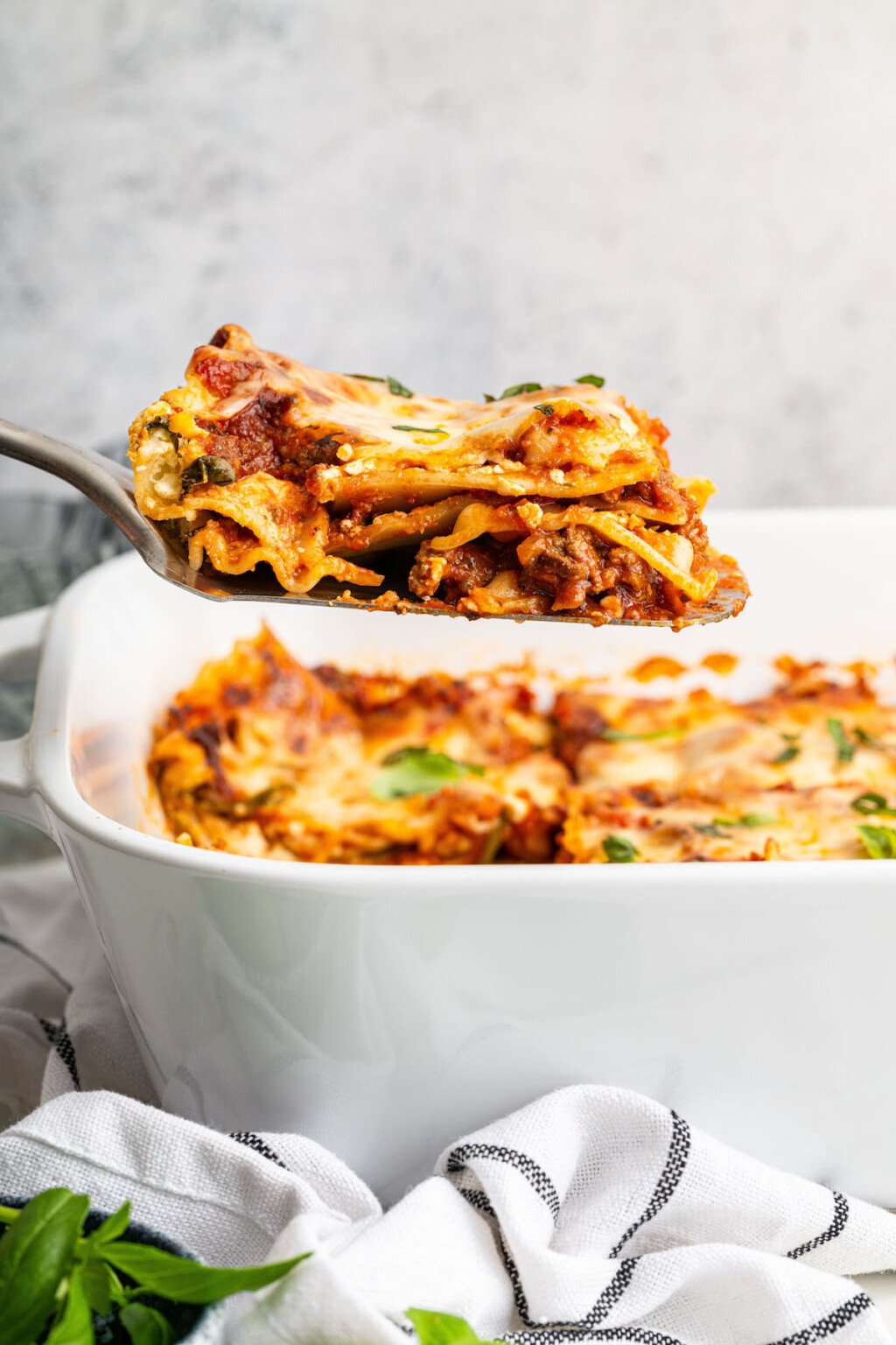 The BEST Healthy Lasagna - Eating Bird Food
