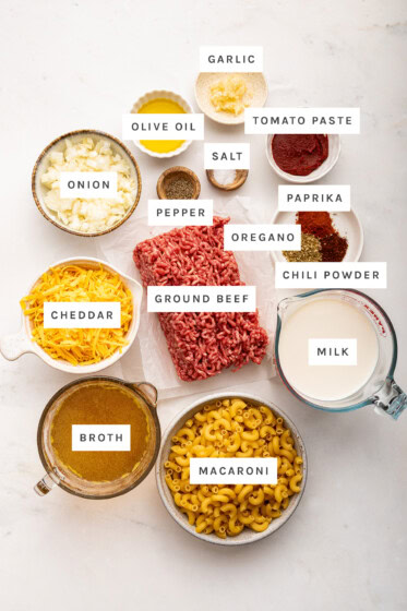 One Pan Healthy Hamburger Helper - Eating Bird Food