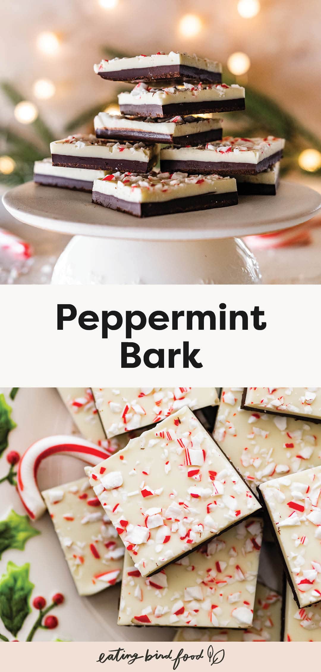 4-Ingredient Easy Peppermint Bark - Eating Bird Food