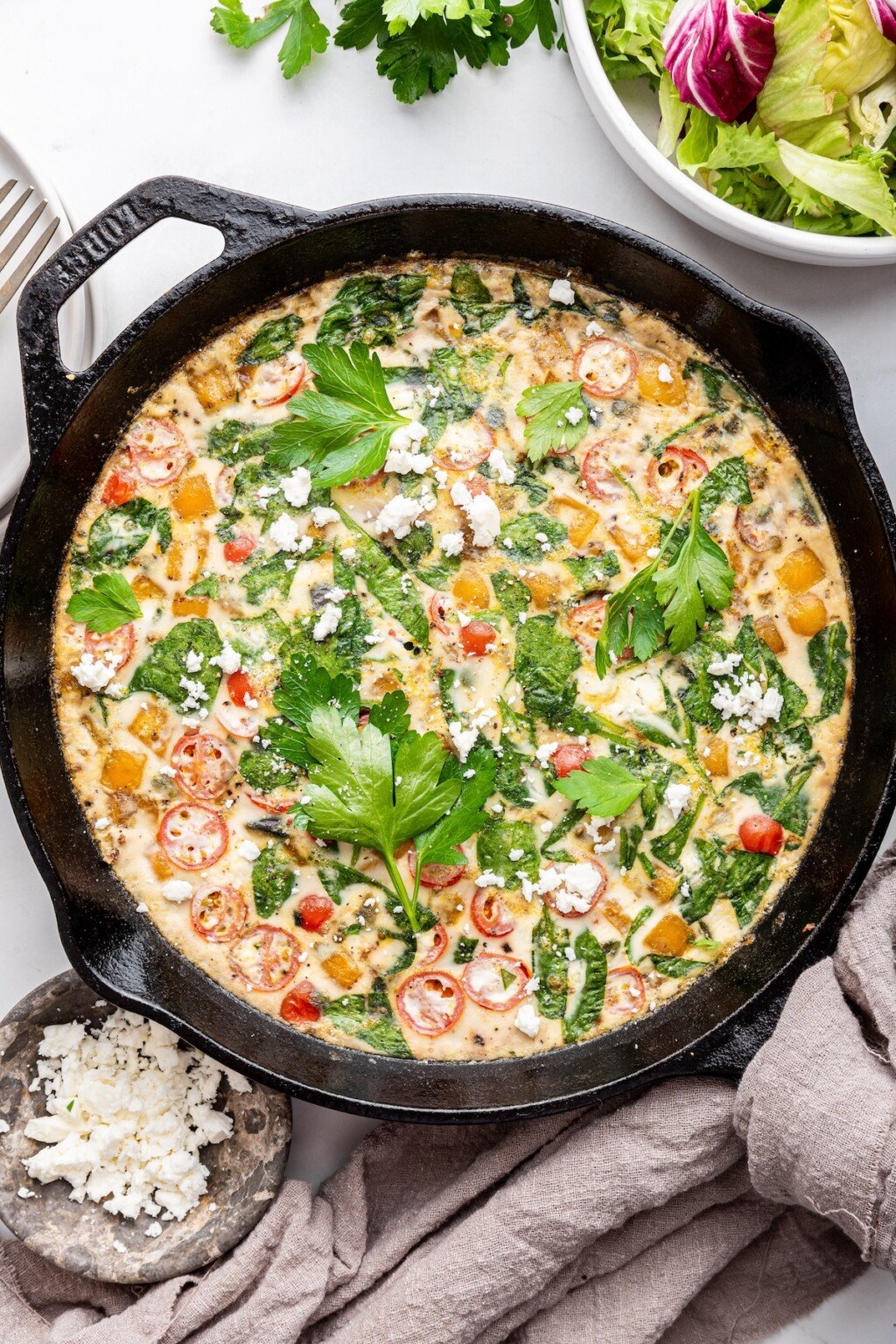 Quick & EASY Egg White Frittata - Eating Bird Food