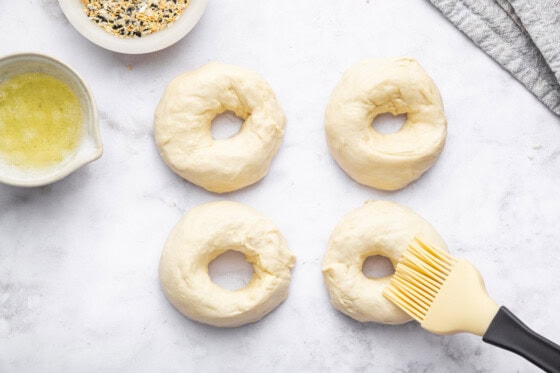 Easy 4 Ingredient Protein Bagels - Eating Bird Food