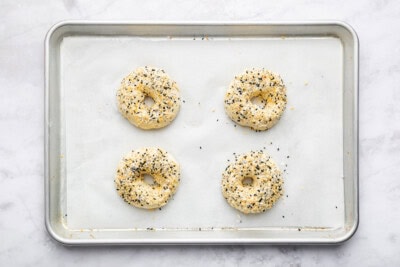 Easy 4 Ingredient Protein Bagels - Eating Bird Food
