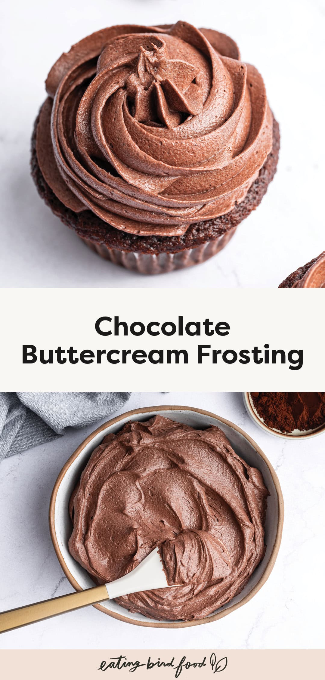The BEST Chocolate Buttercream Frosting - Eating Bird Food