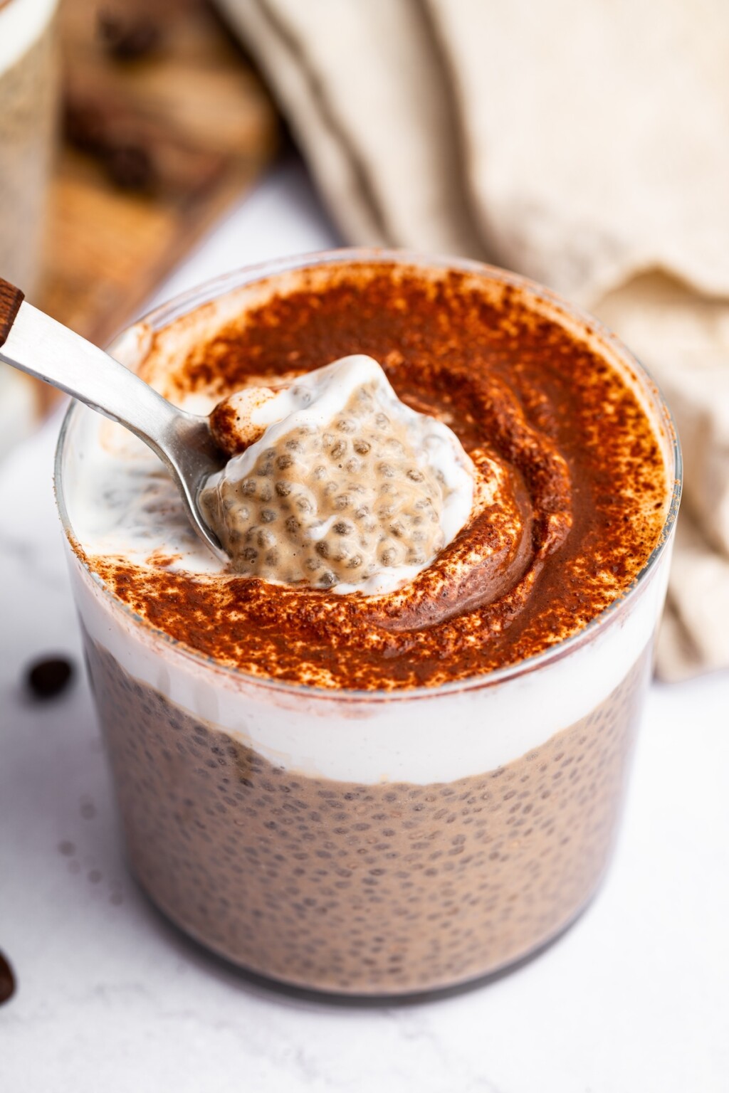 Viral Tiramisu Chia Pudding (29 grams protein) - Eating Bird Food