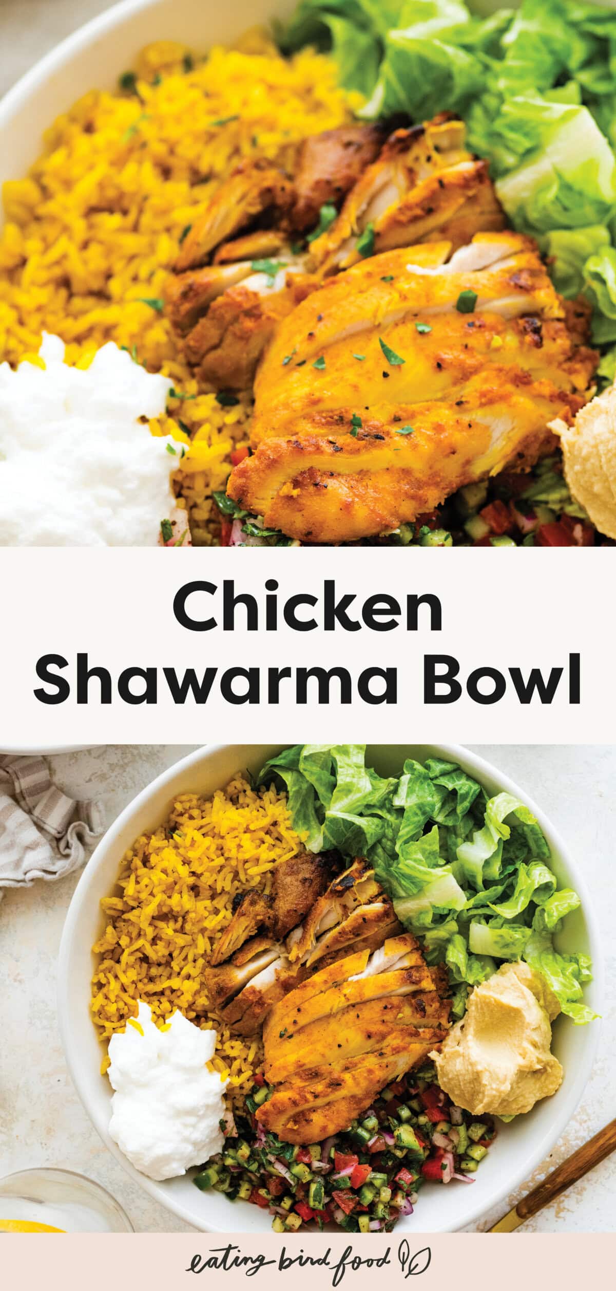 The Best Chicken Shawarma Bowl (Meal Prep Friendly) - Eating Bird Food