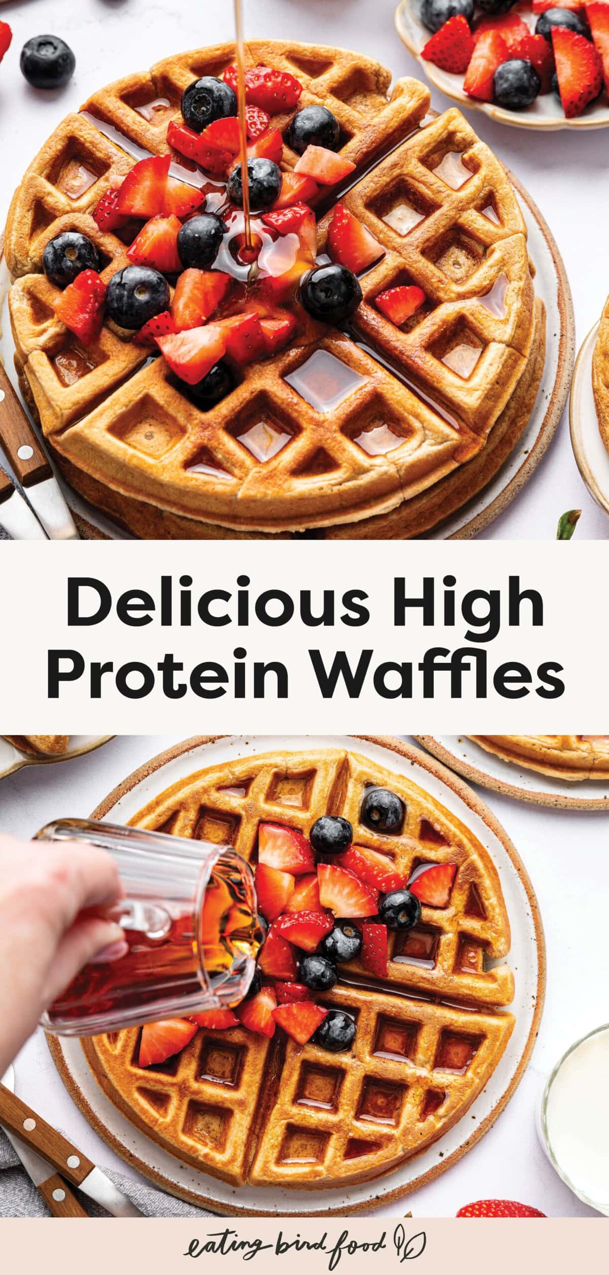 Best High Protein Waffles - Over 50g Protein | Eating Bird Food