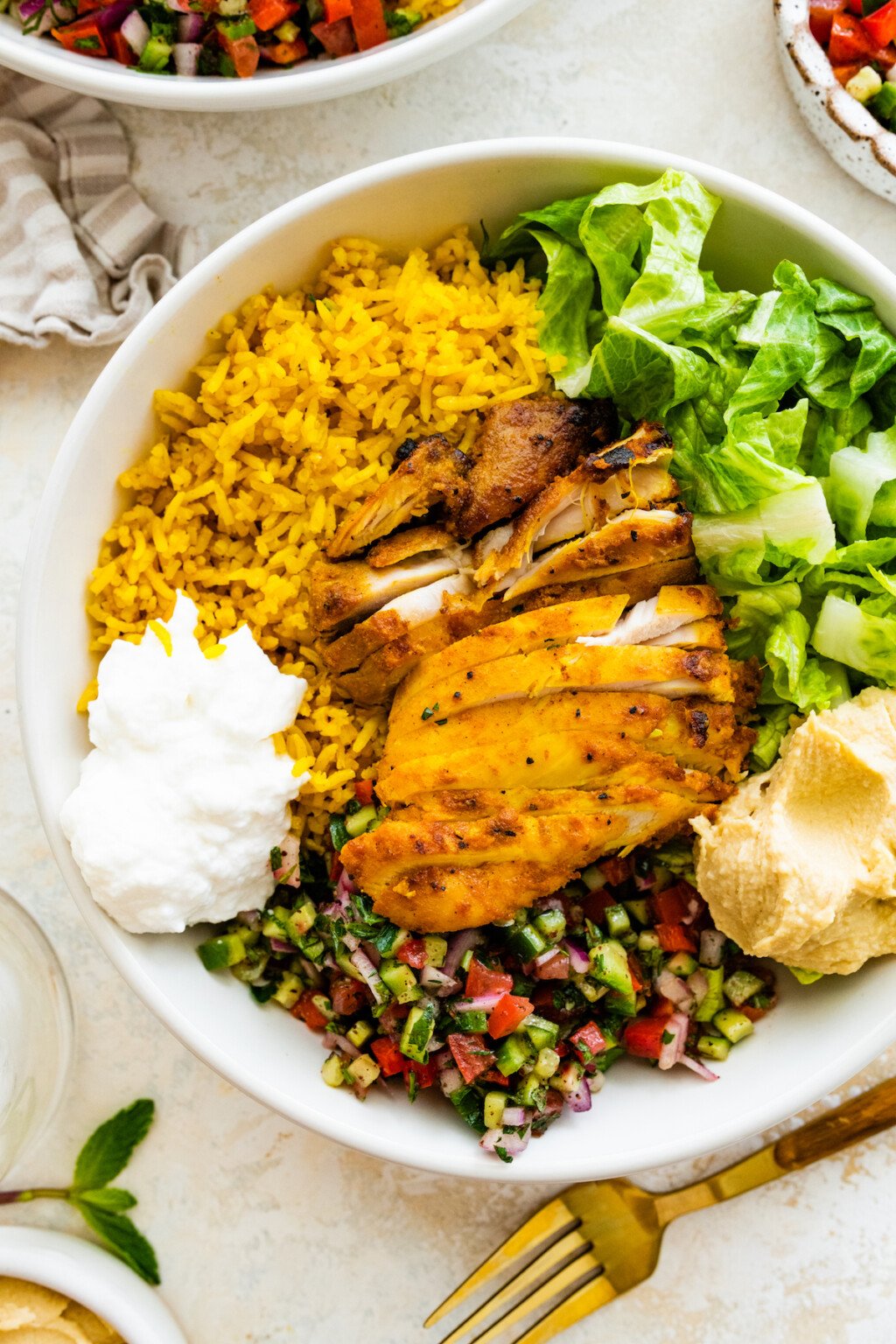 The Best Chicken Shawarma Bowl (Meal Prep Friendly) - Eating Bird Food