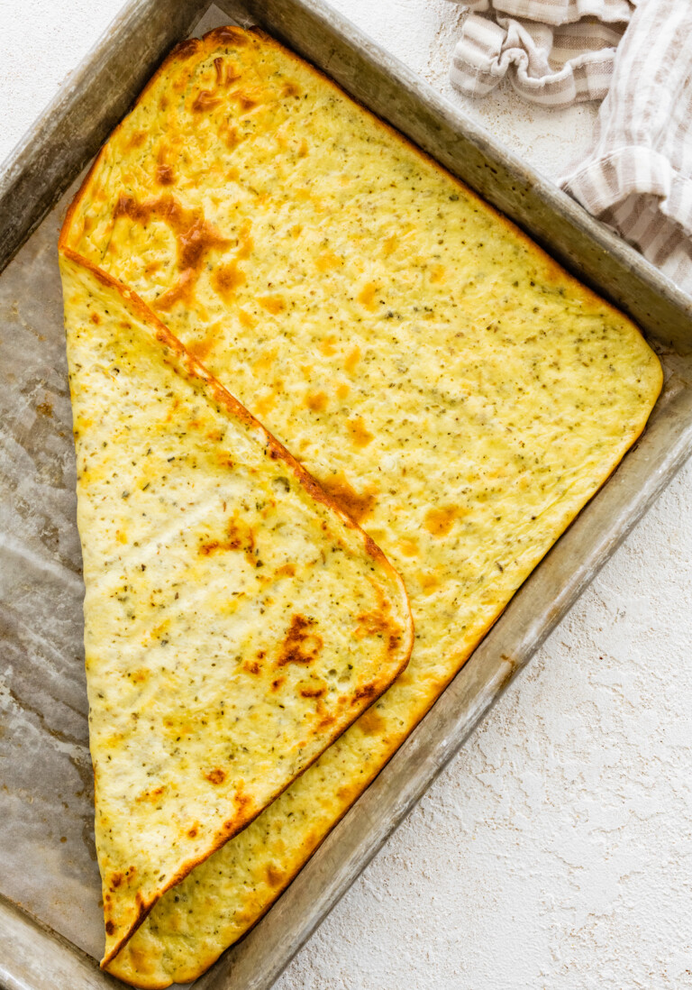 Cottage Cheese Flatbread (40g Protein & Low-Carb) - Eating Bird Food