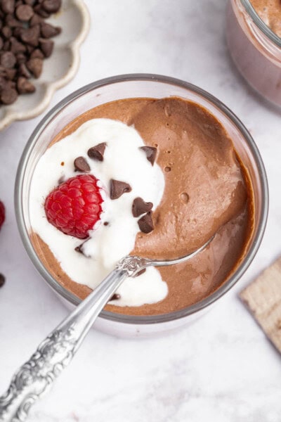 3-Ingredient Cottage Cheese Chocolate Mousse - Eating Bird Food