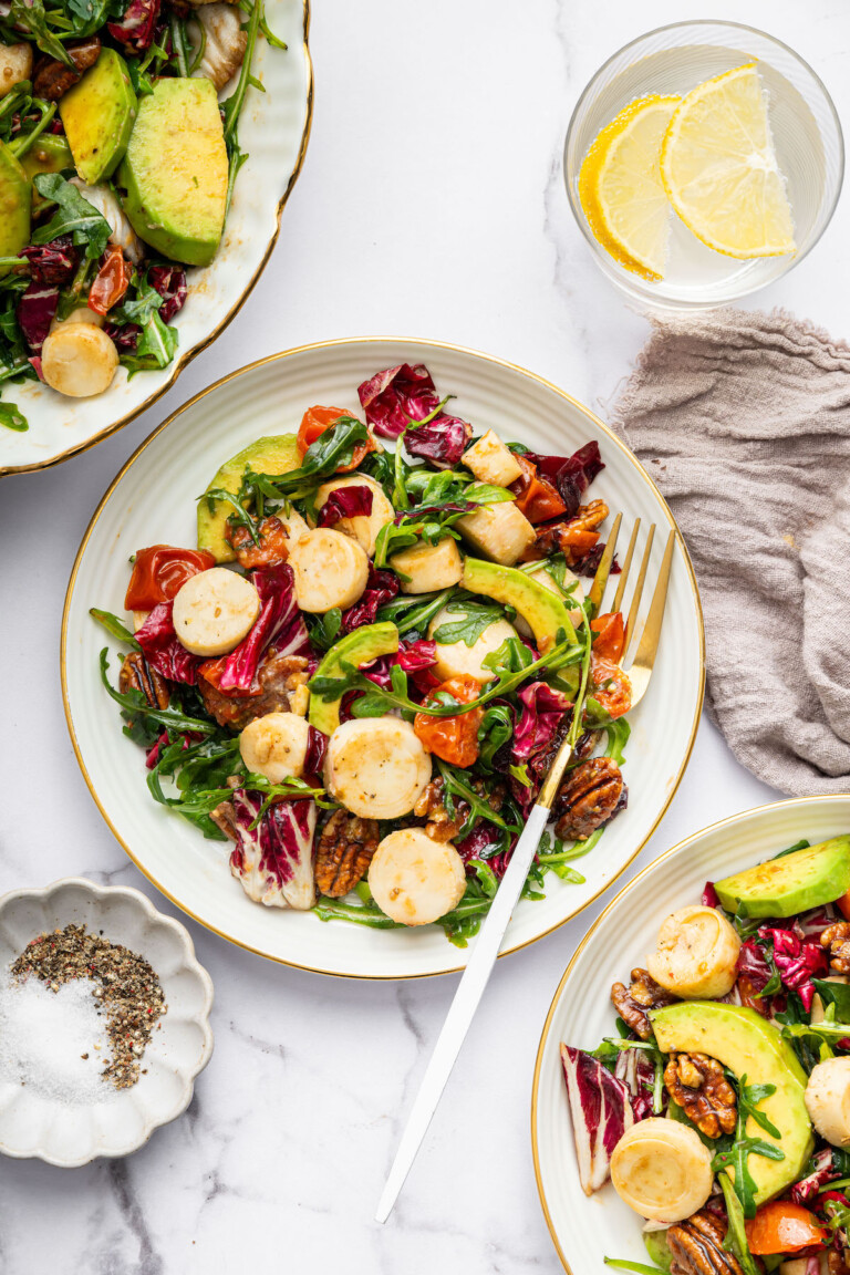 Hearts of Palm Salad with Honey Balsamic Vinaigrette - Eating Bird Food