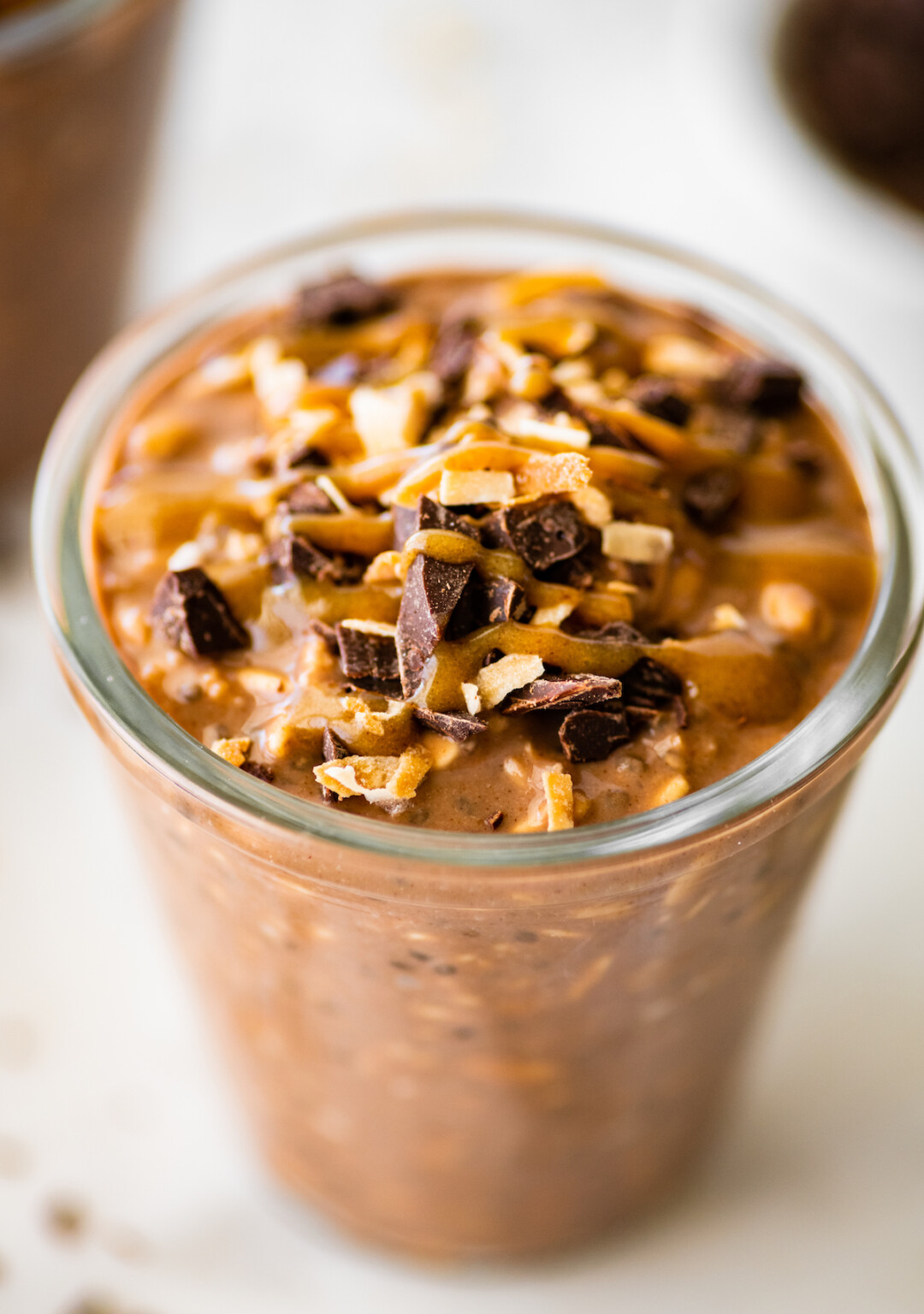 Samoas Overnight Oats (29g protein) - Eating Bird Food