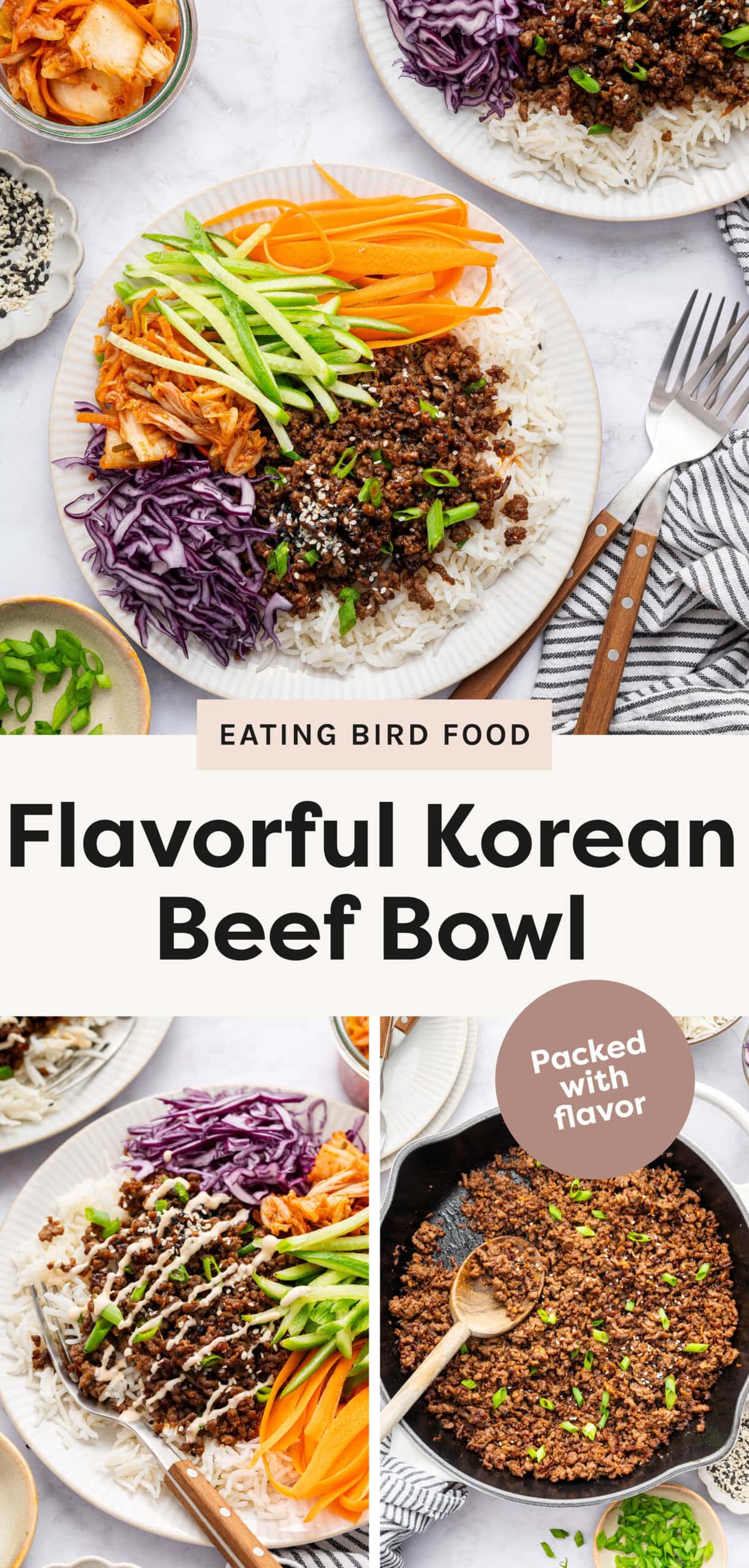 Korean Beef Bowl - Eating Bird Food