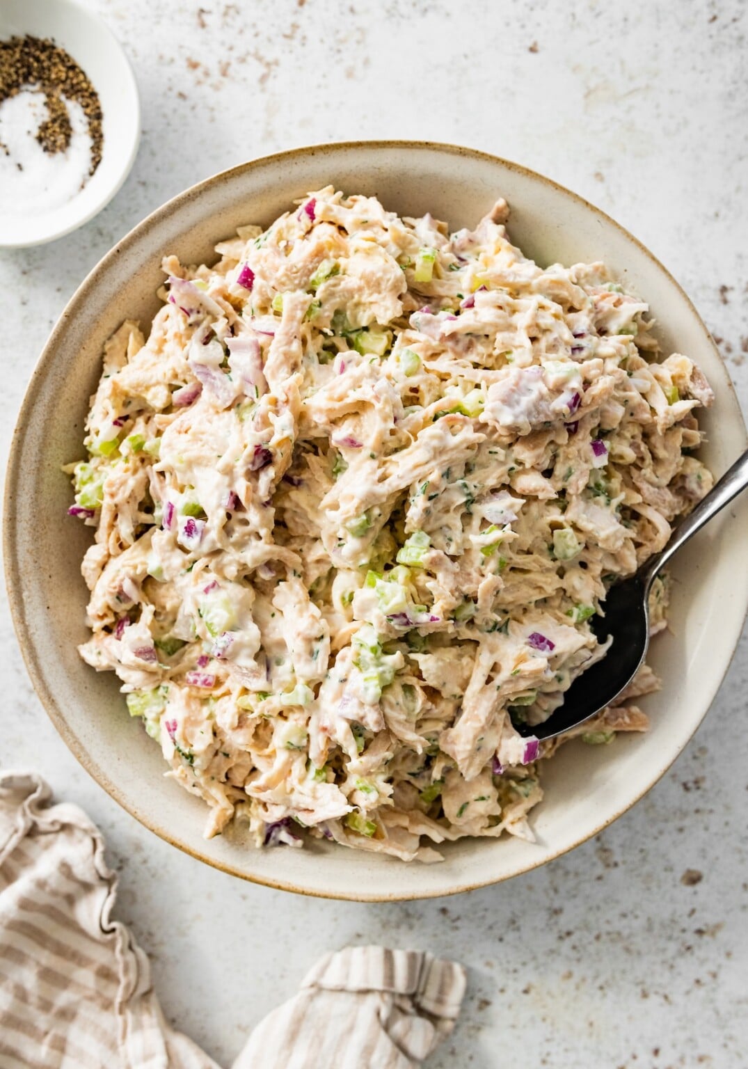 Creamy Cottage Cheese Chicken Salad - Eating Bird Food