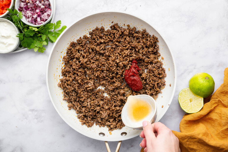 Easy Ground Beef Tacos - Eating Bird Food