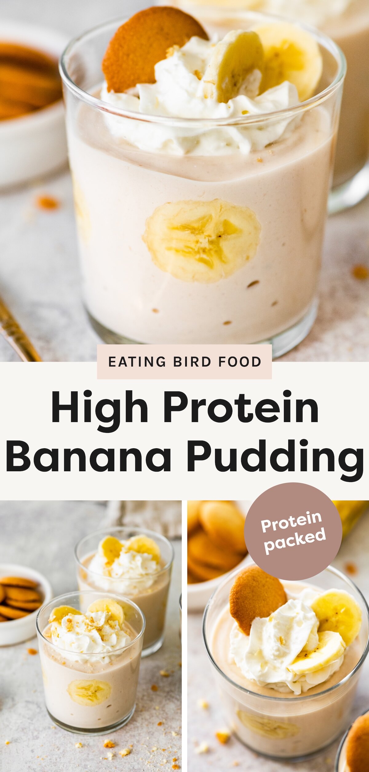 High-Protein Banana Pudding (with Cottage Cheese) - Eating Bird Food
