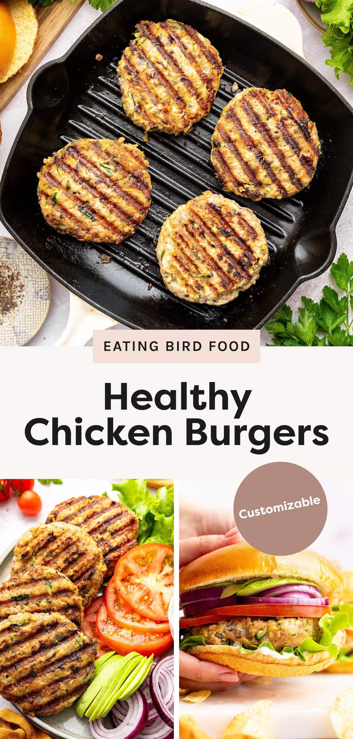 The Best Juicy Chicken Burgers - Eating Bird Food