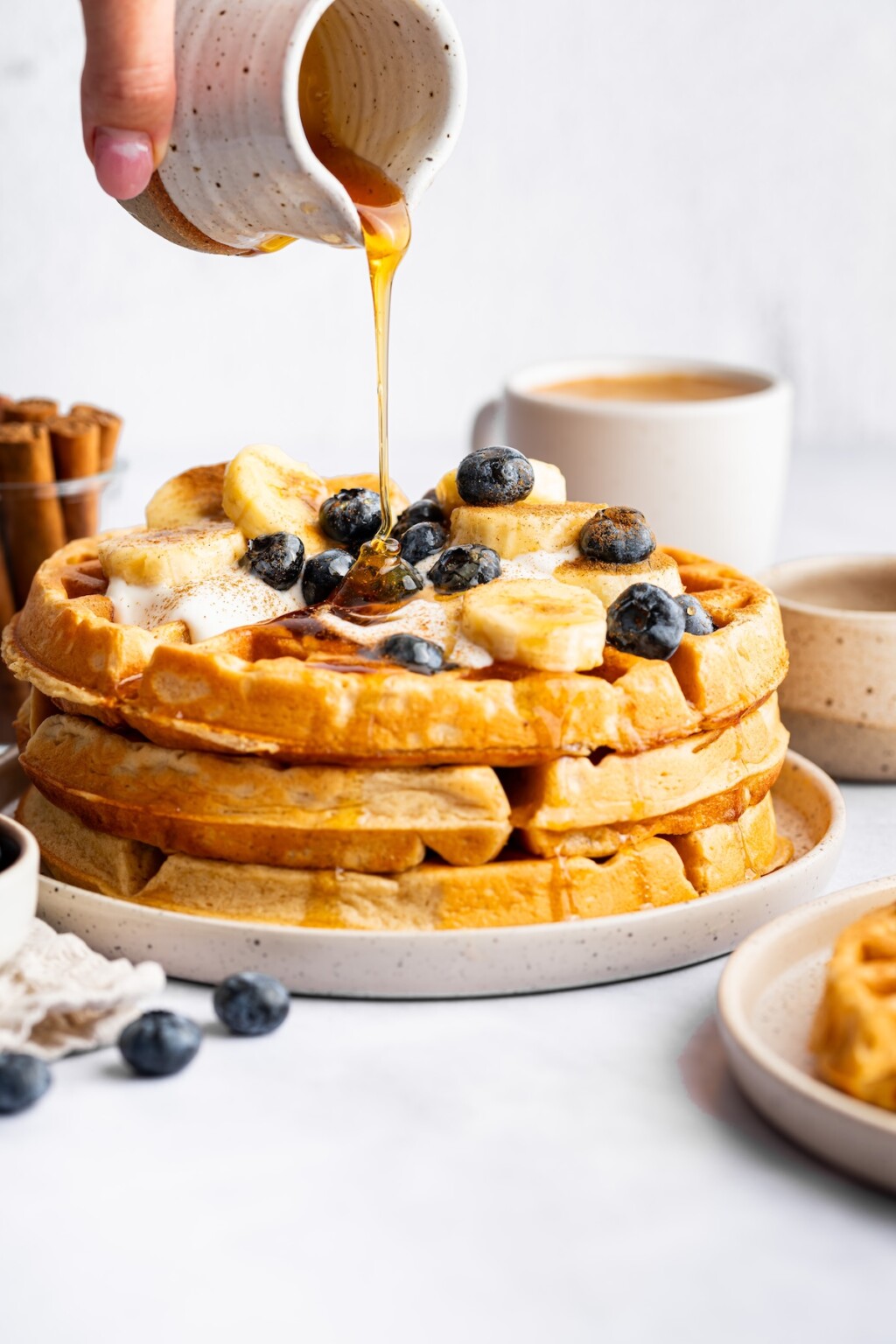 Cottage Cheese Waffles - Easy, High-Protein Breakfast - Eating Bird Food