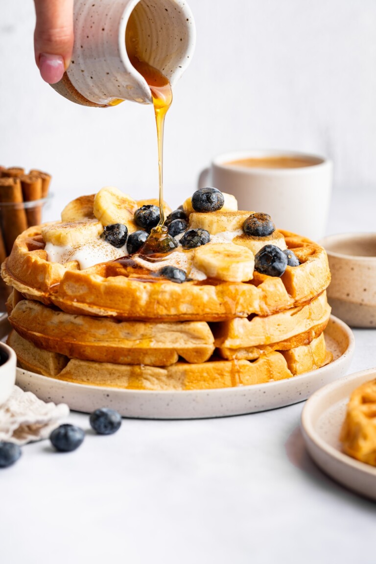 Cottage Cheese Waffles - Easy, High-Protein Breakfast - Eating Bird Food