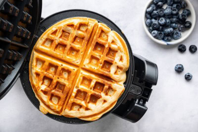 Cottage Cheese Waffles - Easy, High-Protein Breakfast - Eating Bird Food