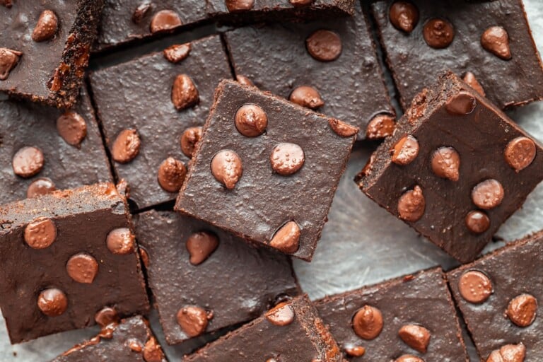 Cottage Cheese Brownies (Fudgy, Gooey + 6g Protein) - Eating Bird Food
