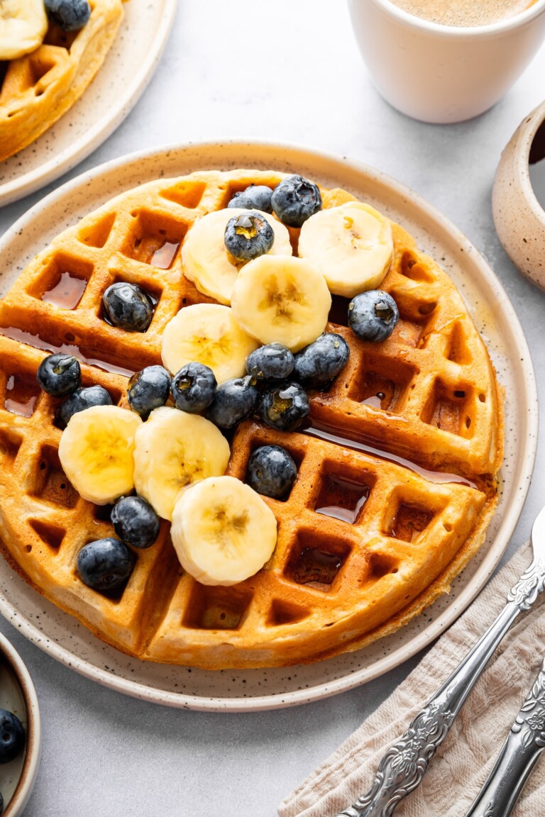 Cottage Cheese Waffles - Easy, High-Protein Breakfast - Eating Bird Food