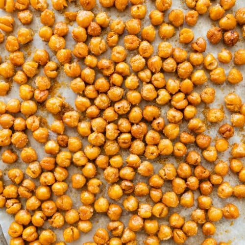 How to Make Crispy Roasted Chickpeas - Eating Bird Food