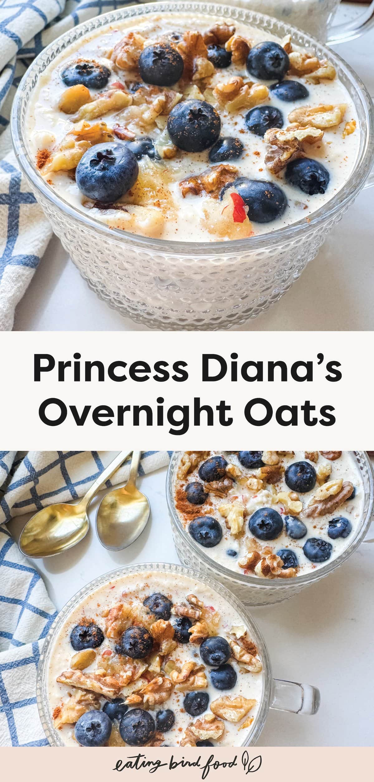 Princess Diana's Overnight Oats - Eating Bird Food