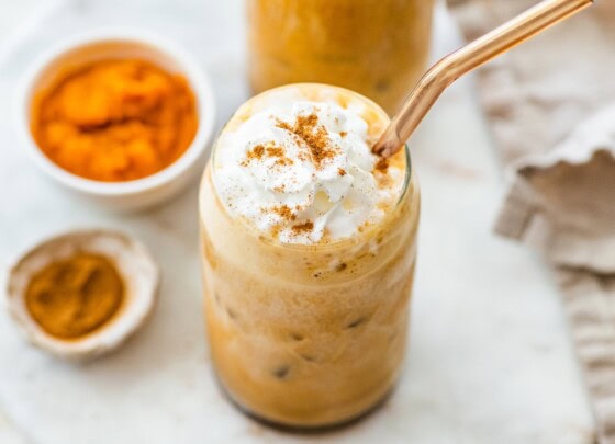 Iced Pumpkin Spice Latte (Protein-Packed) - Eating Bird Food