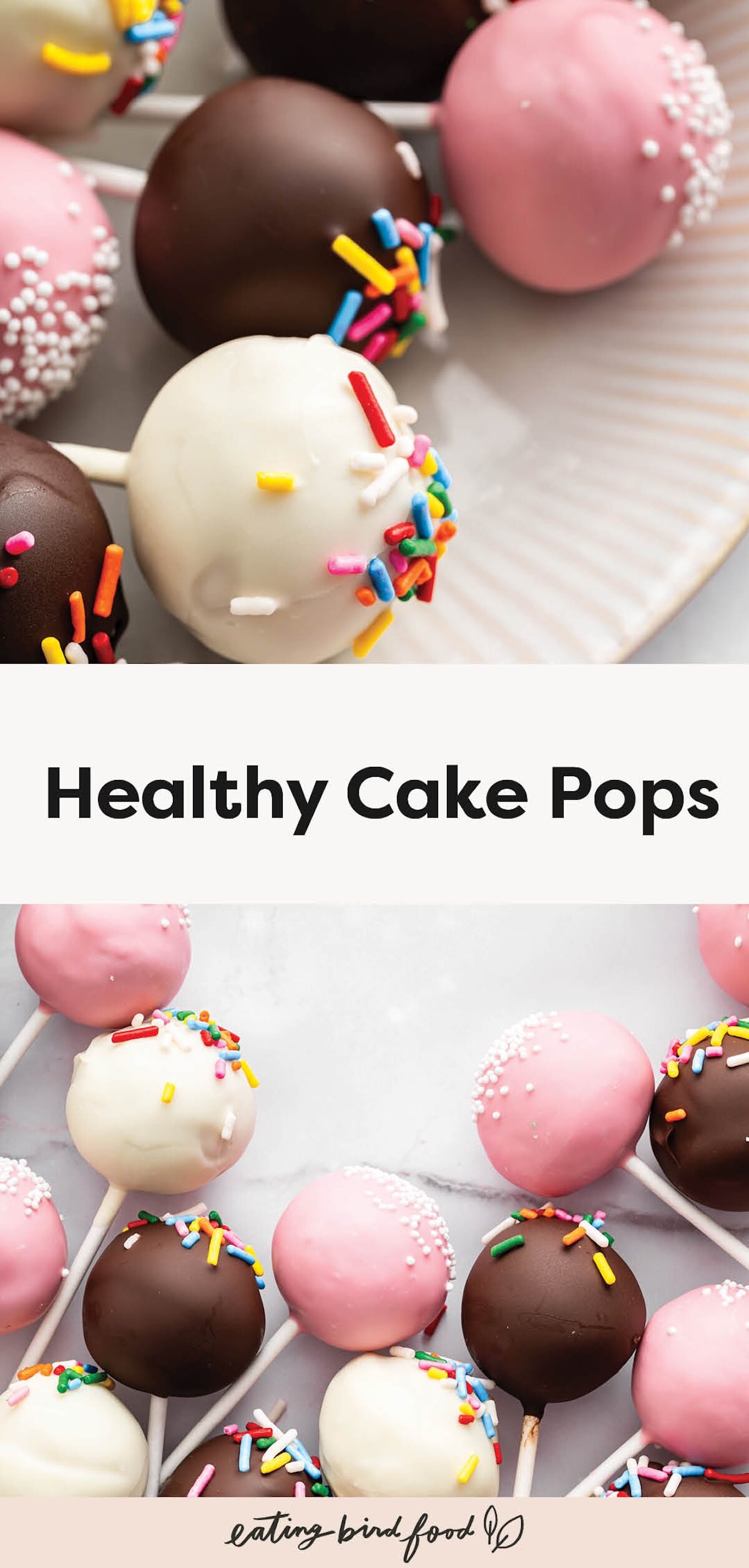 Homemade Cake Pops Made Healthier - Eating Bird Food