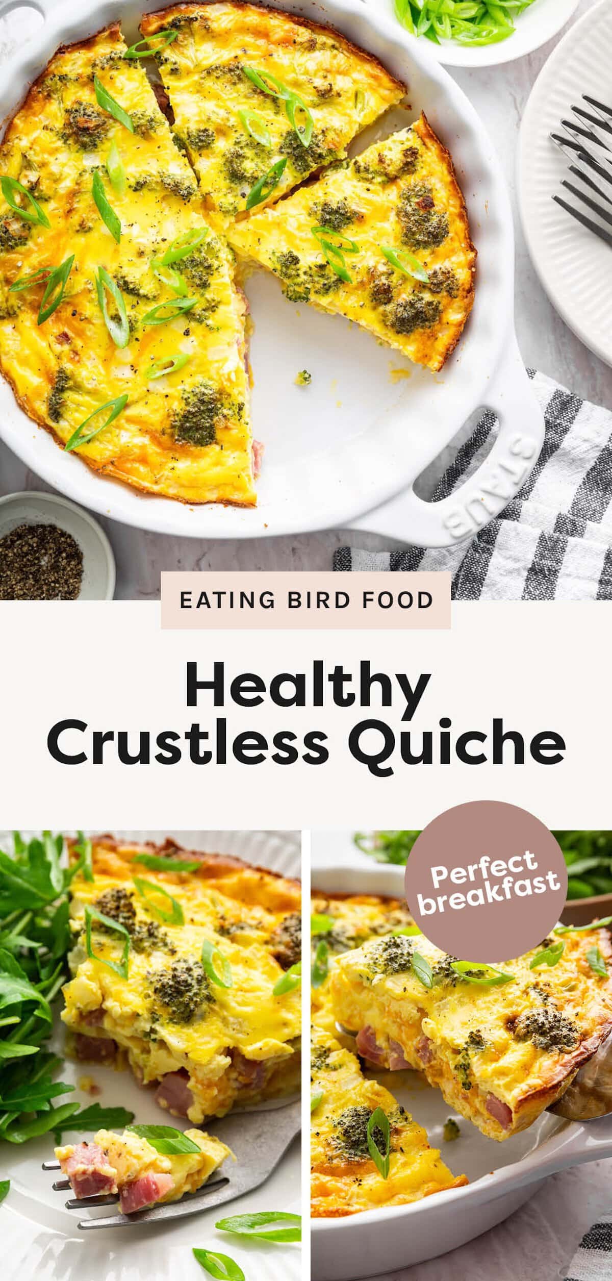 The Best Crustless Quiche Recipe - Eating Bird Food