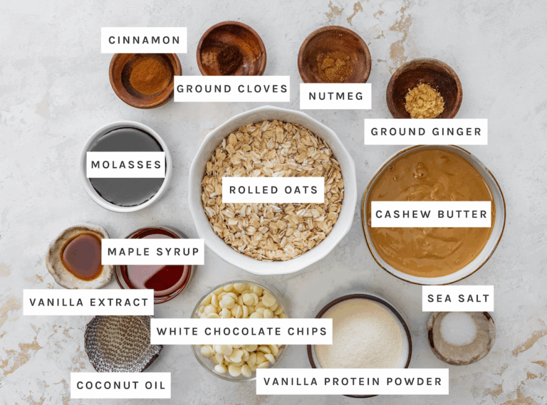 No-Bake Gingerbread Protein Balls - Eating Bird Food