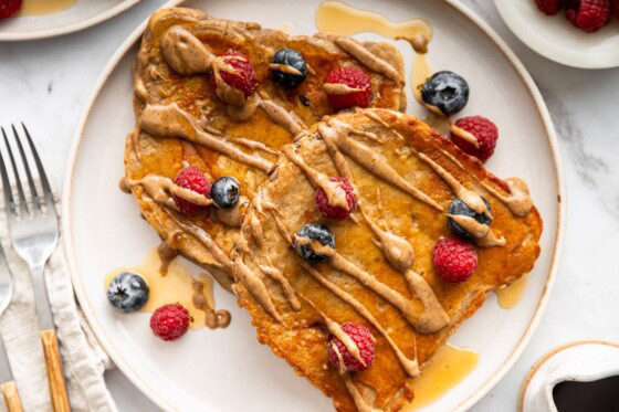 Easy Protein French Toast (36g Protein) - Eating Bird Food