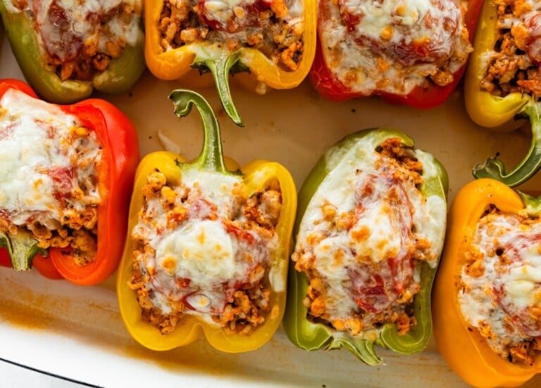 Turkey Stuffed Peppers - Eating Bird Food