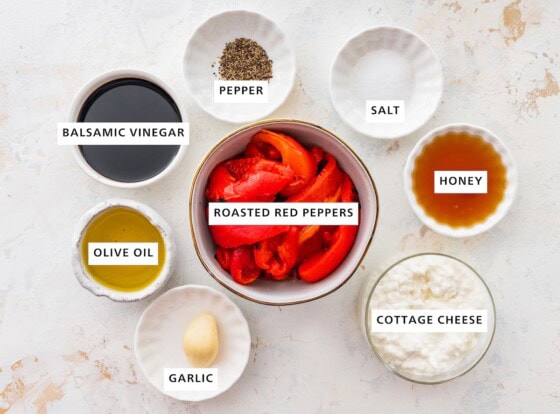 Creamy Roasted Red Pepper Dressing - Eating Bird Food