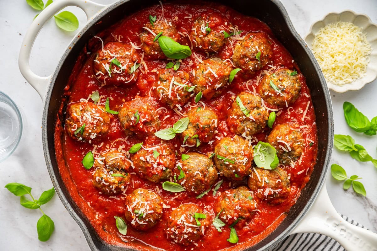Zucchini Meatballs with Ground Beef - Eating Bird Food